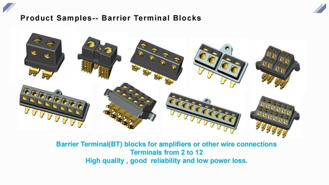 BT04-001A PCB Mount Terminal Block 4 Position For Car Amplifier OEM