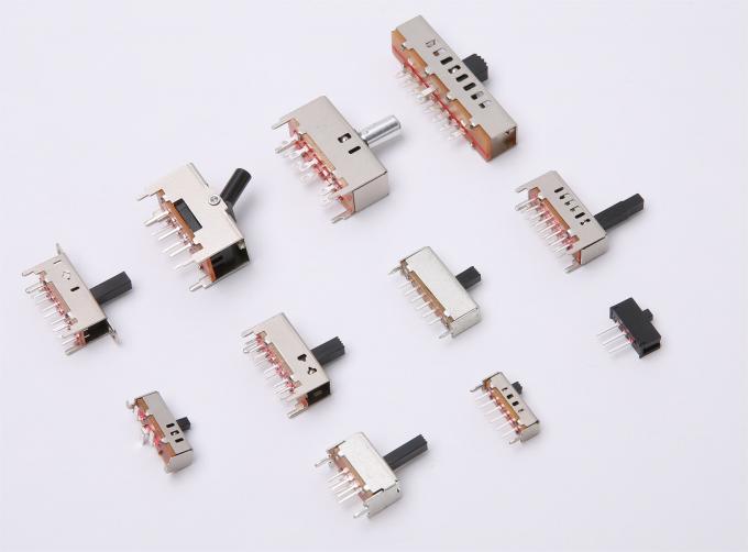 SMD PCB Soldering SPDT Slide Switch 1 Pole 3 Position SS13D27